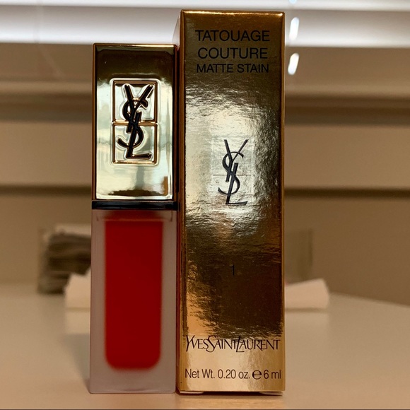 Yves Saint Laurent | Makeup | New Ysl Tatouage Couture Liquid Matte Lip Stain | Poshmark